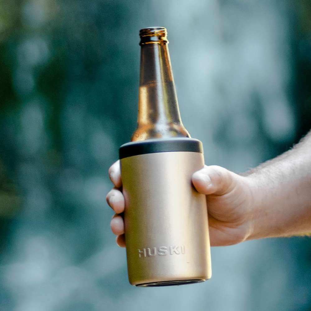 Huski Beer Cooler - Champagne – Funky Gifts NZ