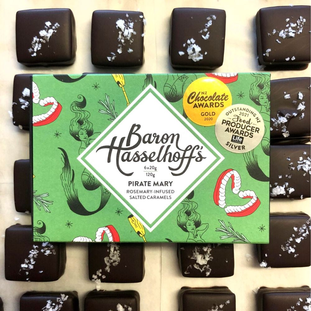 Baron Hasselhoff's - Pirate Mary Caramels – Funky Gifts NZ