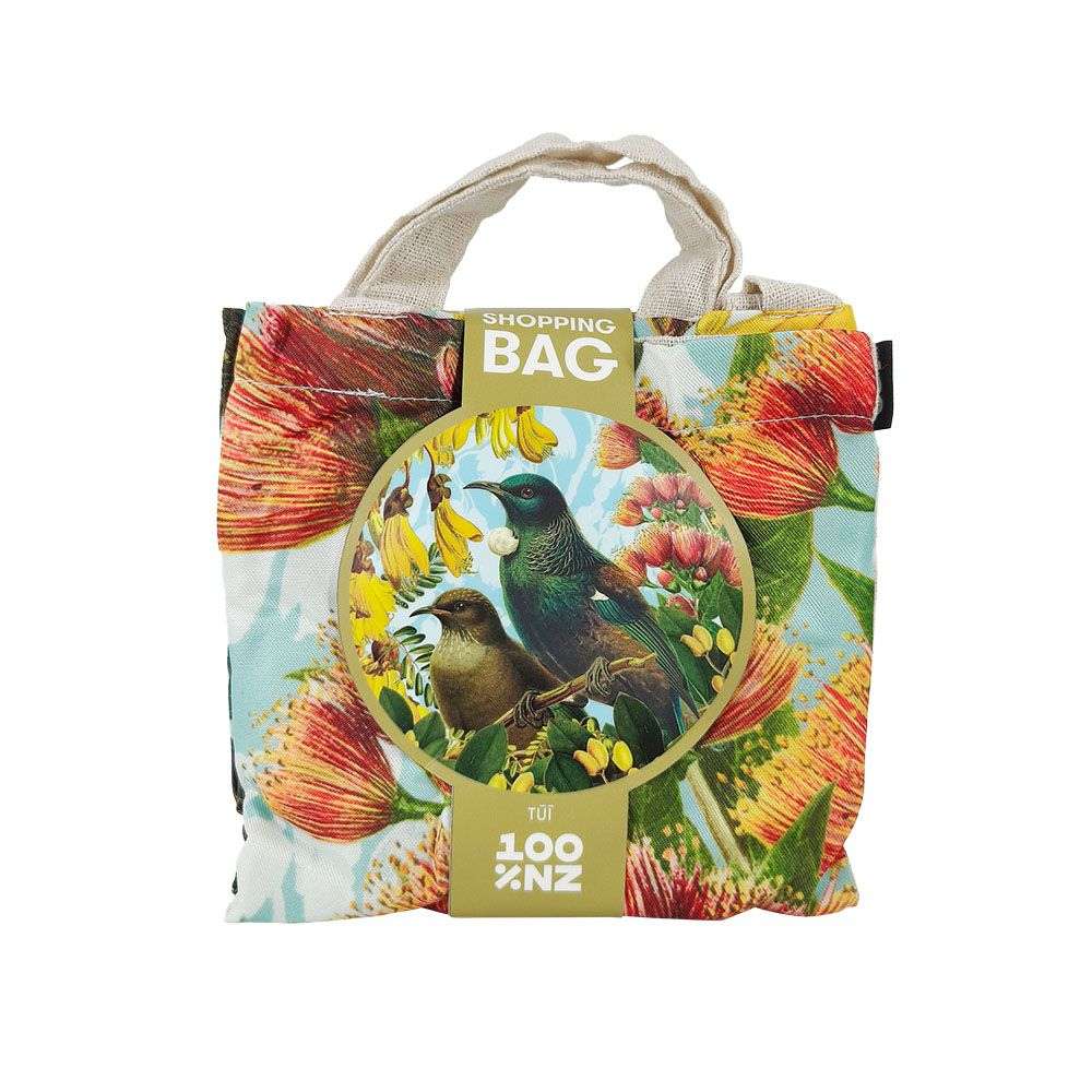 Botanical Tui Shopping Bag – Funky Gifts NZ