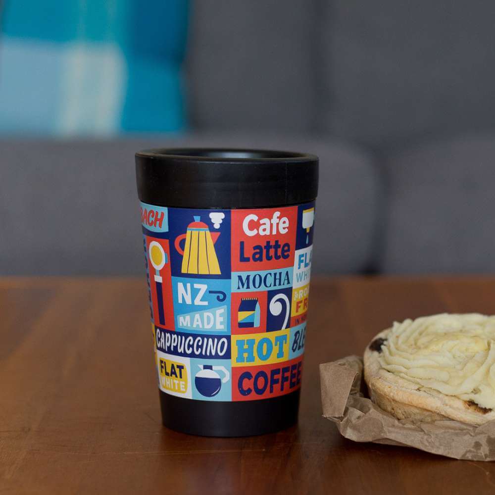 Cuppa Coffee Cup - Straight Coffee 12oz – Funky Gifts NZ