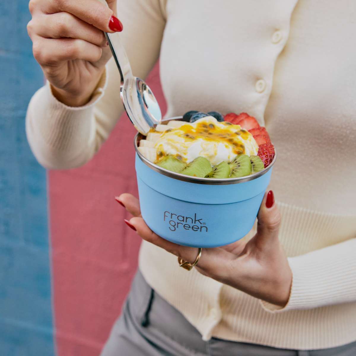 Frank Green - Duo Pack To Go Bowl - Sky Blue – Funky Gifts NZ
