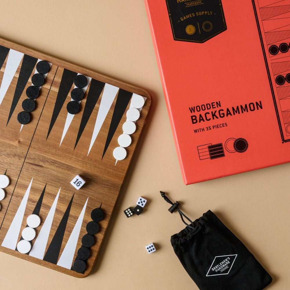 Gentlemen's Hardware - Backgammon – Funky Gifts NZ