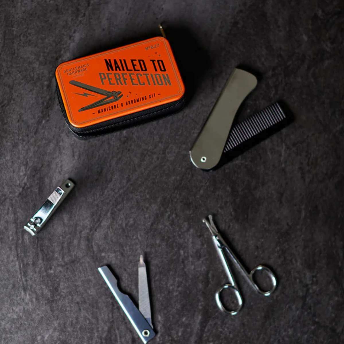 Gentlemen’s Hardware - Nailed to Perfection Manicure & Grooming Kit ...