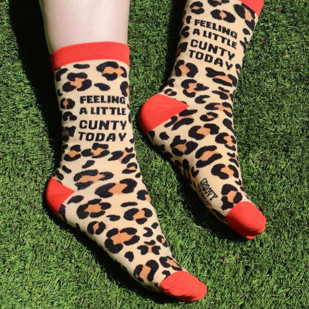 Feeling A Little Cunty Today Women's Socks – Funky Gifts NZ