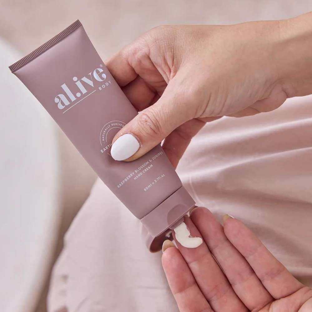 Al.ive Hand Cream - Raspberry Blossom & Juniper – Funky Gifts NZ
