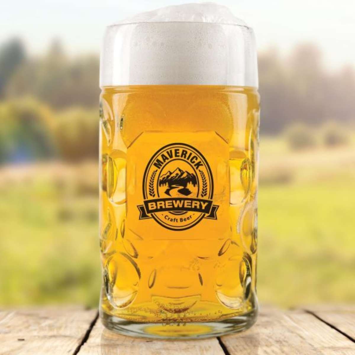 Maverick 1L Classic Beer Stein – Funky Gifts NZ