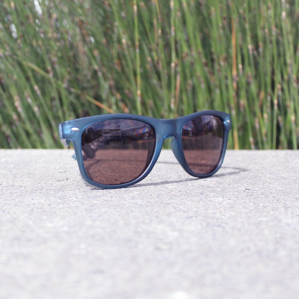 Moana Road Sunglasses - Plastic Fantastic Denim #3289 – Funky Gifts NZ