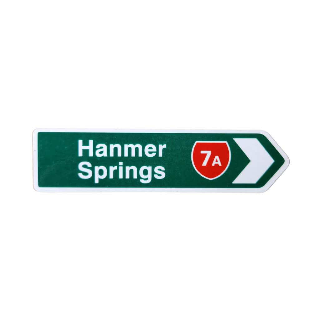 NZ Road Sign Magnet - Hanmer Springs – Funky Gifts NZ