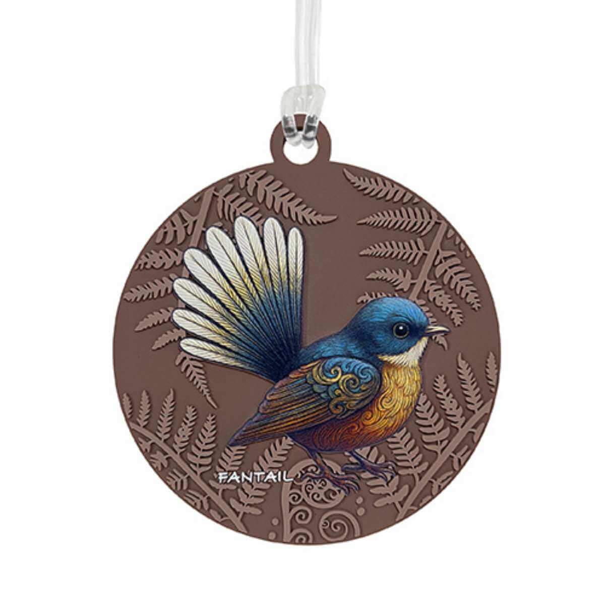 NZ Nest Fantail Bag Tag – Funky Gifts NZ