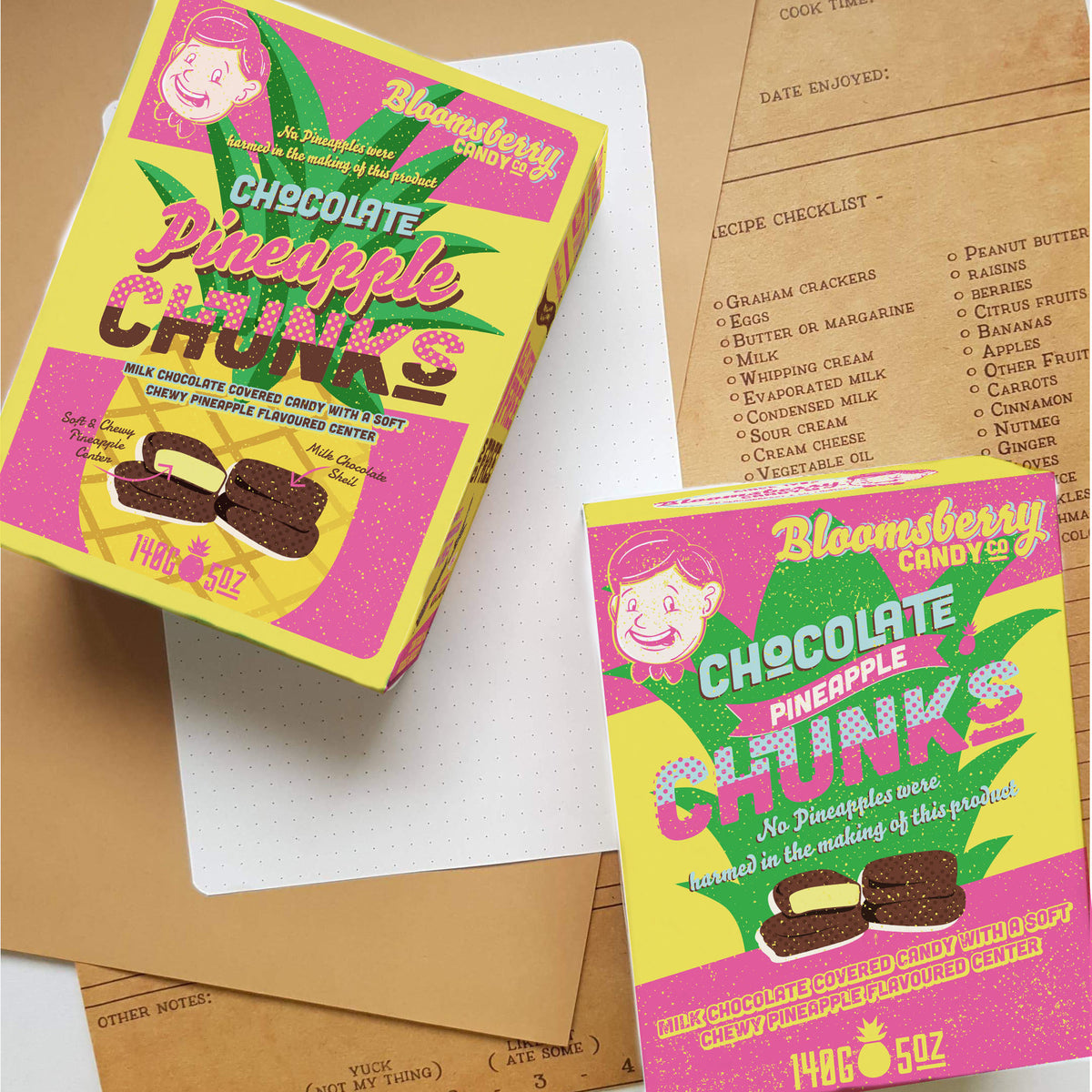 Bloomsberry Candy - Pineapple Chunks – Funky Gifts NZ