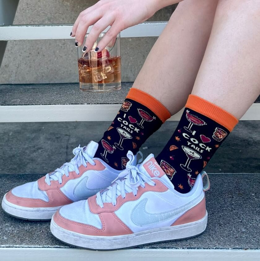 I Love Cocktails Women's Socks – Funky Gifts NZ