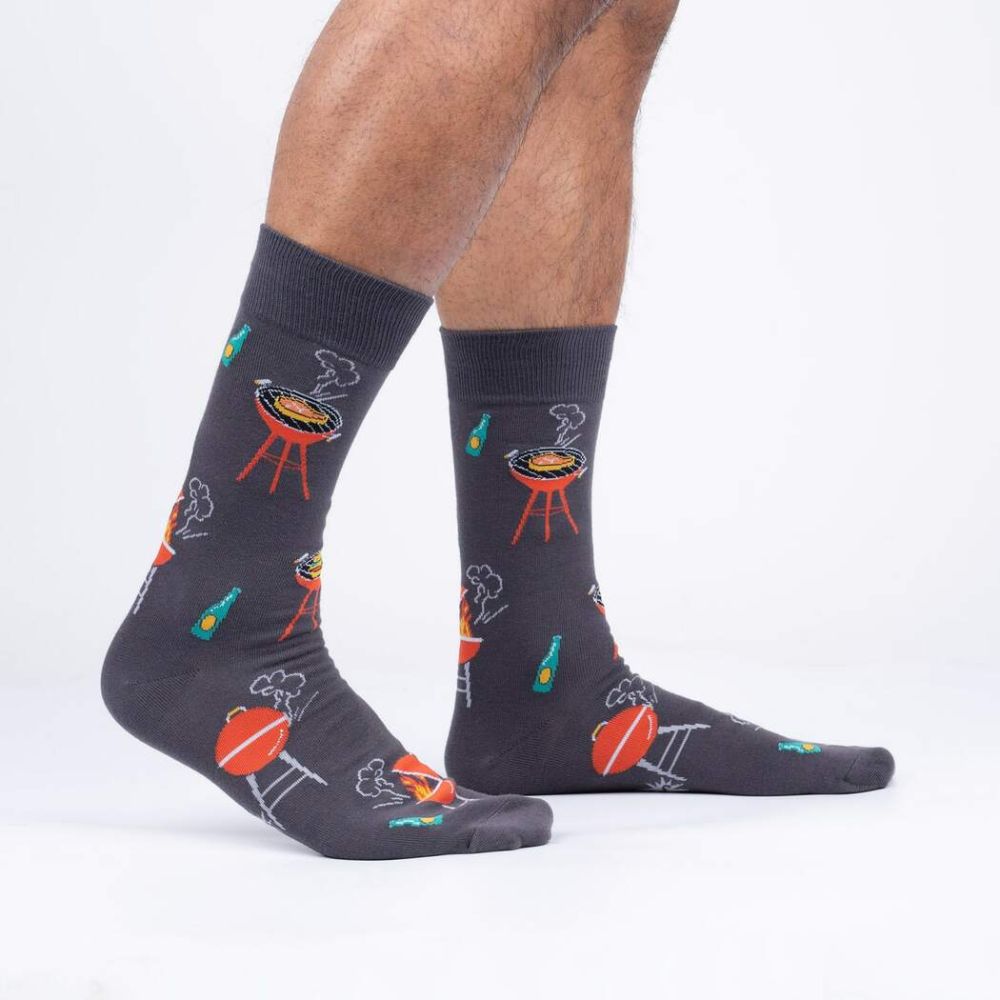 Sock It To Me Socks - Men's Crew - Steaks Are High – Funky Gifts NZ