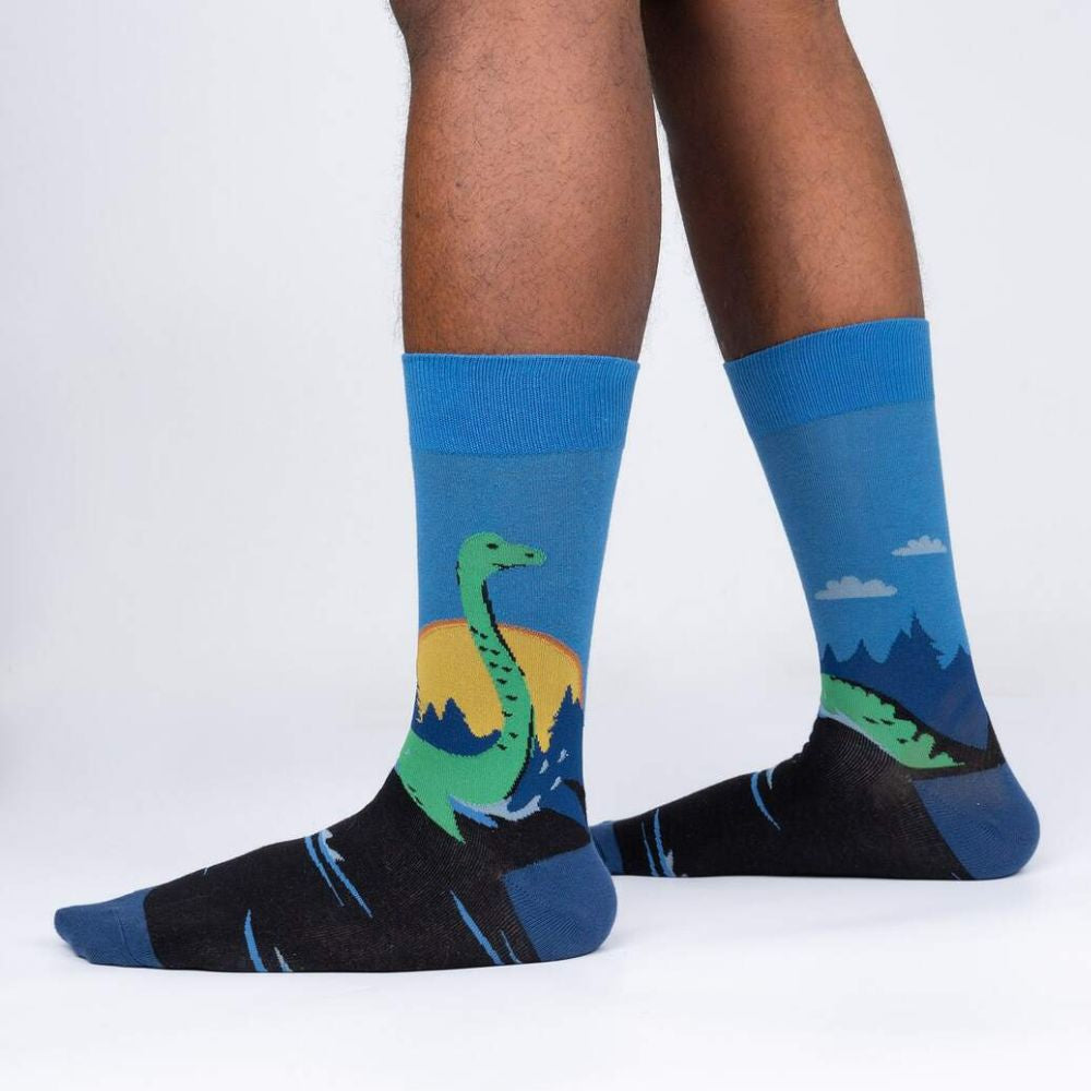 Sock It To Me - Men's Crew - Loch Ness – Funky Gifts NZ