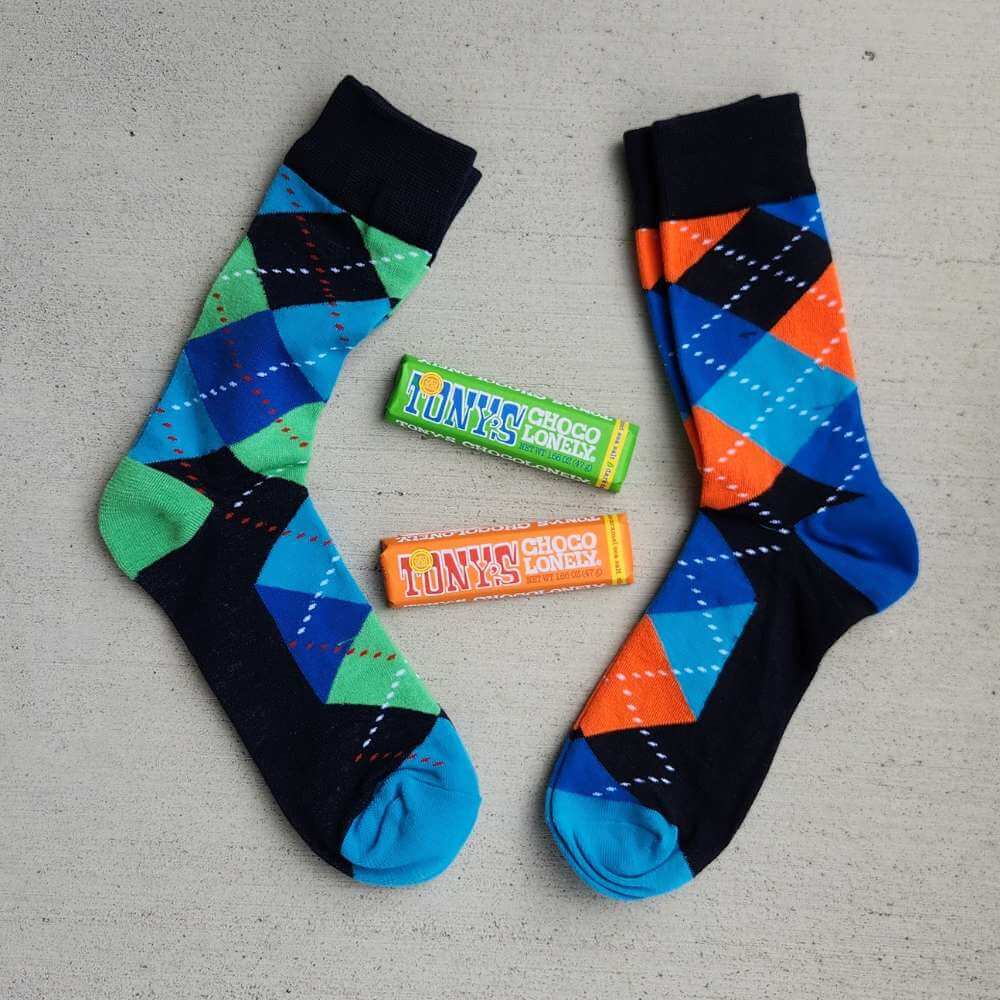Socks & Chocs in a Box - Assorted – Funky Gifts NZ