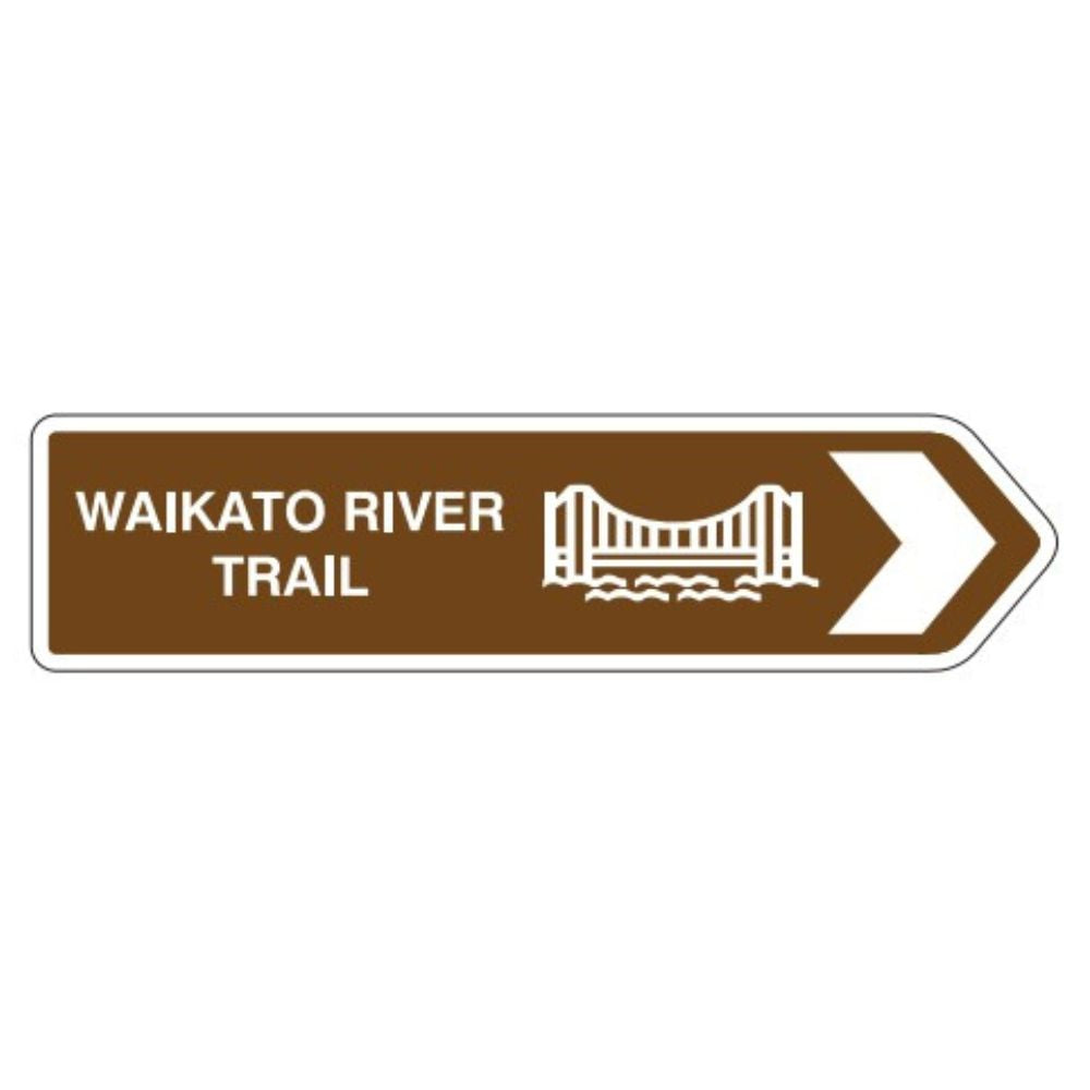 NZ Road Sign Magnet - Waikato River Trail (Bridge) – Funky Gifts NZ