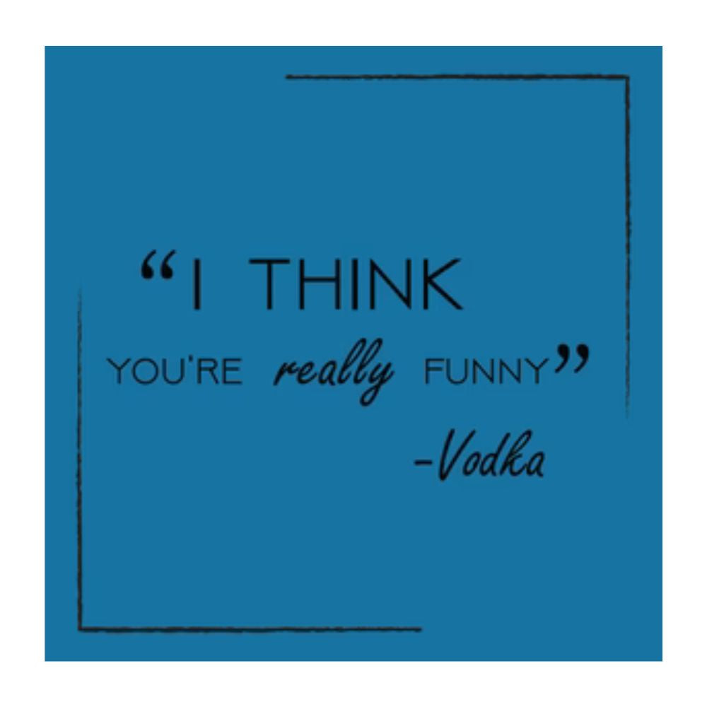 Ceramic Coaster - Really Funny Vodka – Funky Gifts NZ