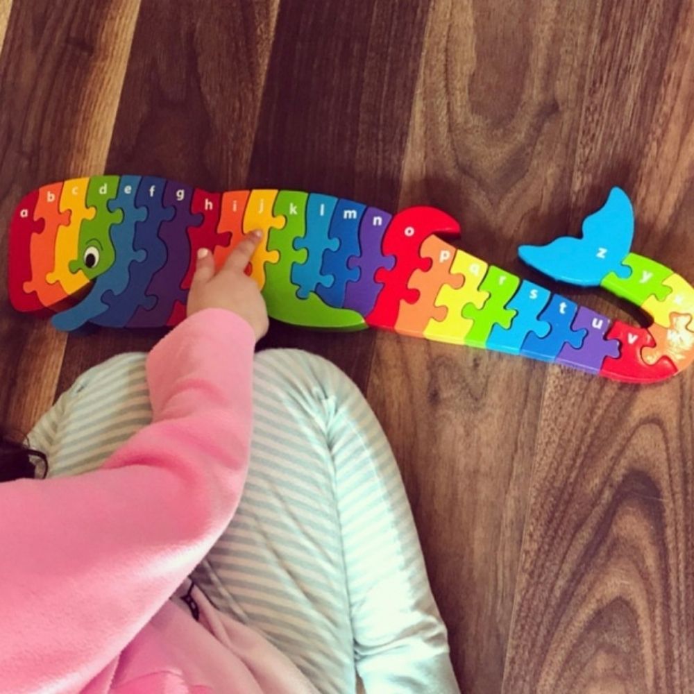 Whoopi The Whale Wooden Jigsaw Puzzle – Funky Gifts NZ