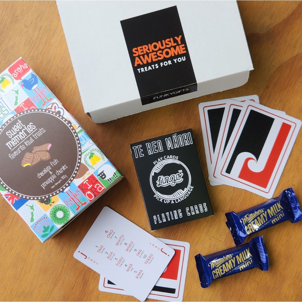 Seriously Awesome Kiwiana & Treats Mini Gift Box – Funky Gifts NZ